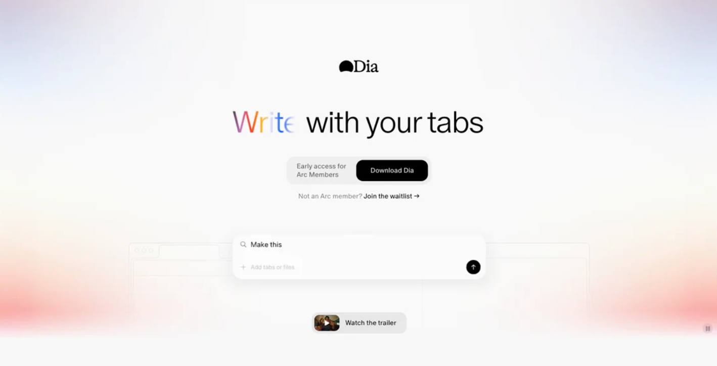 Dia AI Browser 是什麼？2026 最聰明瀏覽器，最新功能與價格整理 | Leadion AI